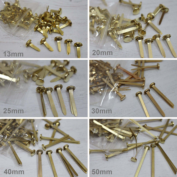 Brass Plated Paper Fasteners – Crafty Imaginations