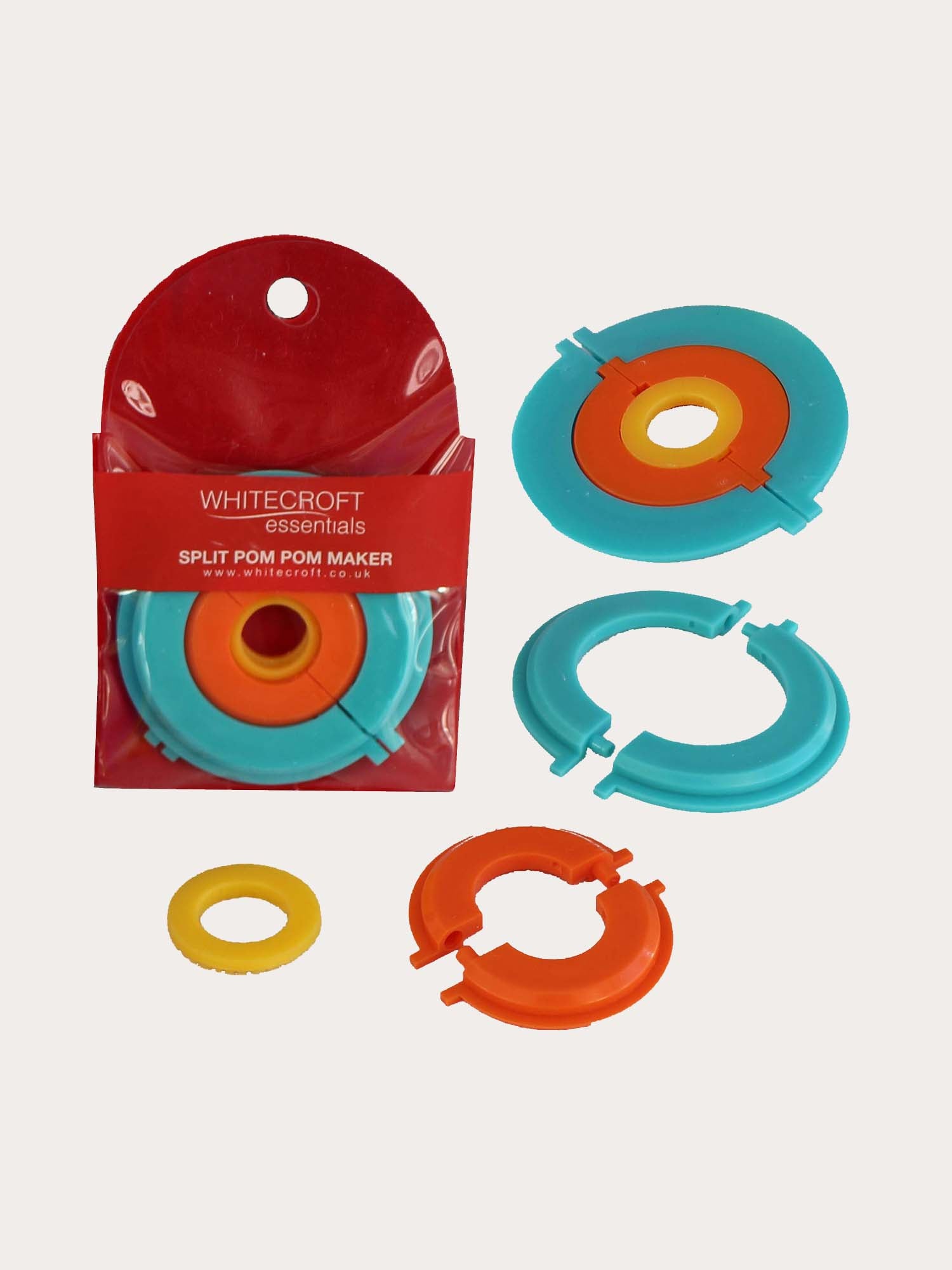 Whitecroft Essentials Split Pom Pom Maker – Crafty Imaginations